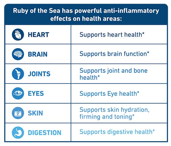 100% Natural Marine Oil | Ruby of the Sea Oil 500mg - 60 Softgel